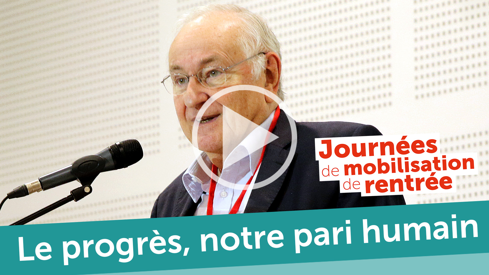 Jacques Cheminade - Le progrès notre pari humain